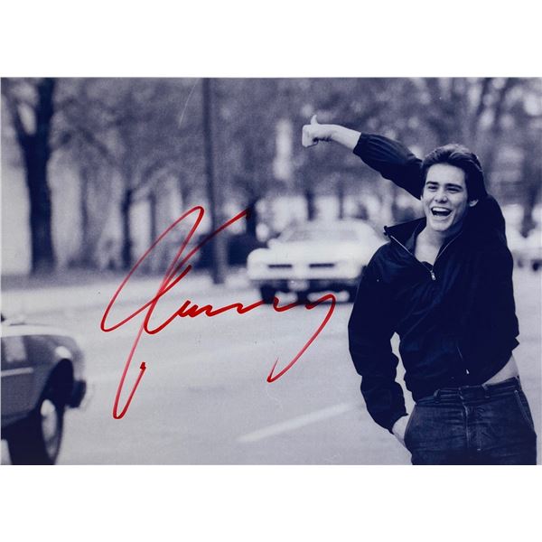 Autograph Signed Jim Carrey Photo
