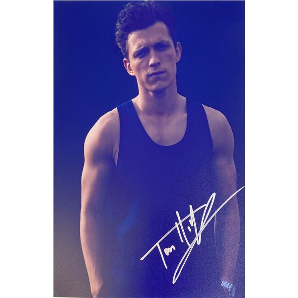 Autograph Signed Tom Holland Photo
