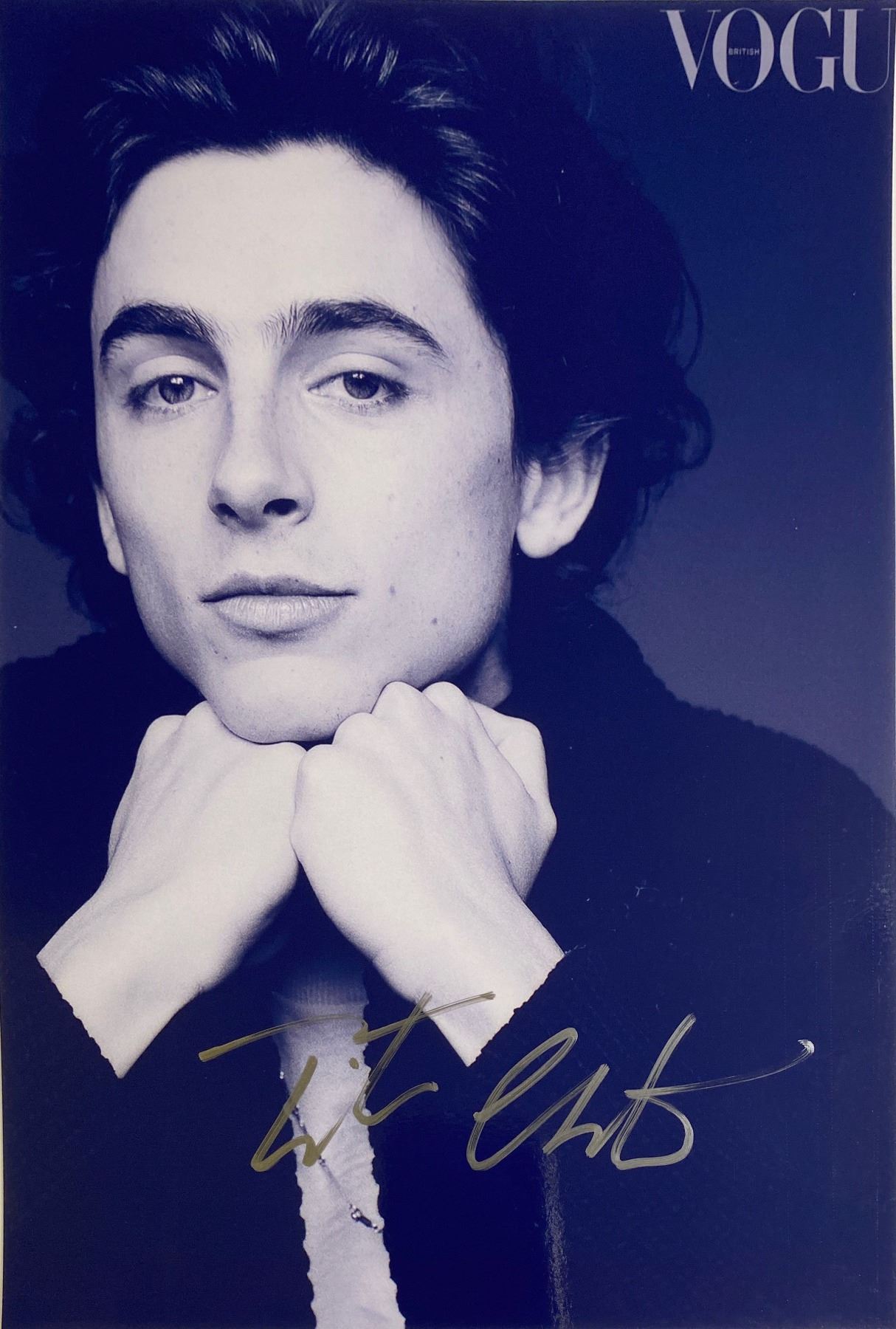 Autograph Signed Timothée Chalamet Photo