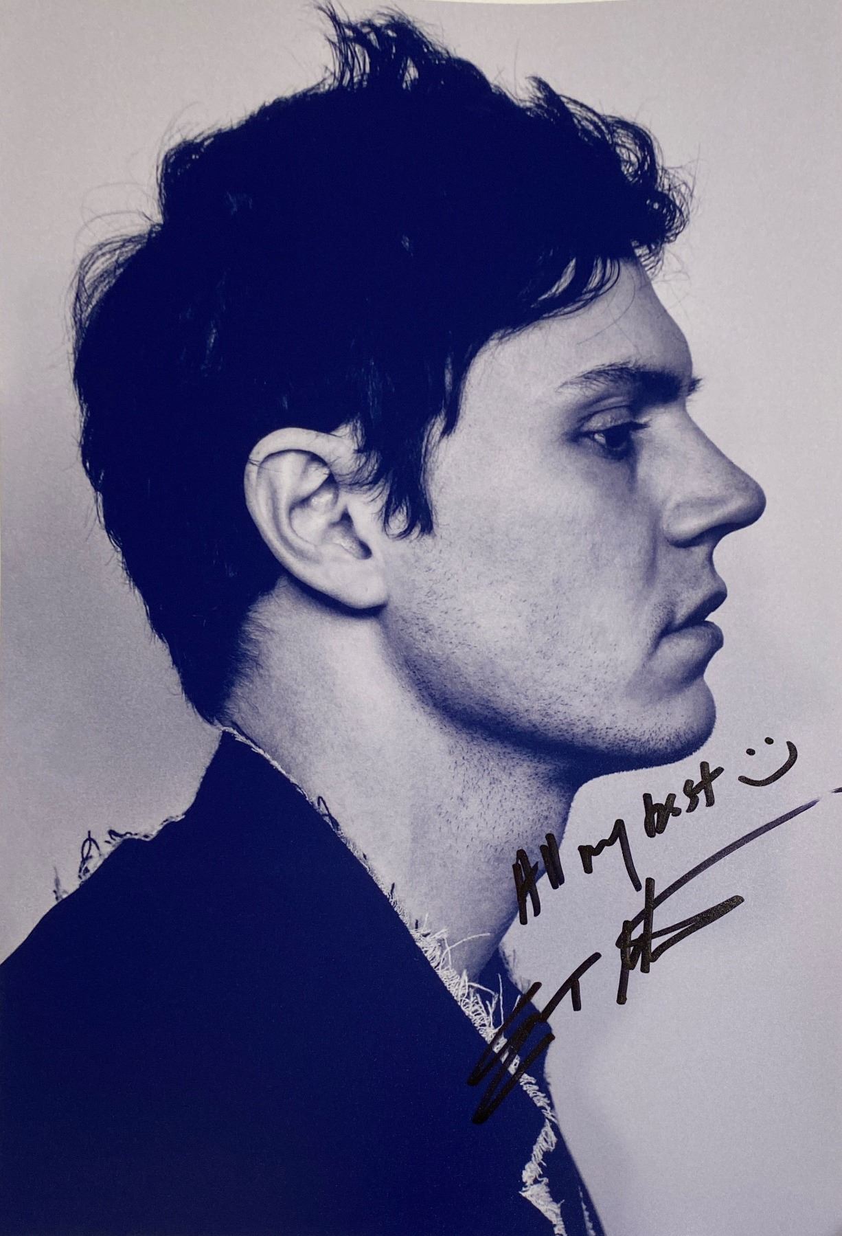 Autograph Signed Evan Peters Photo