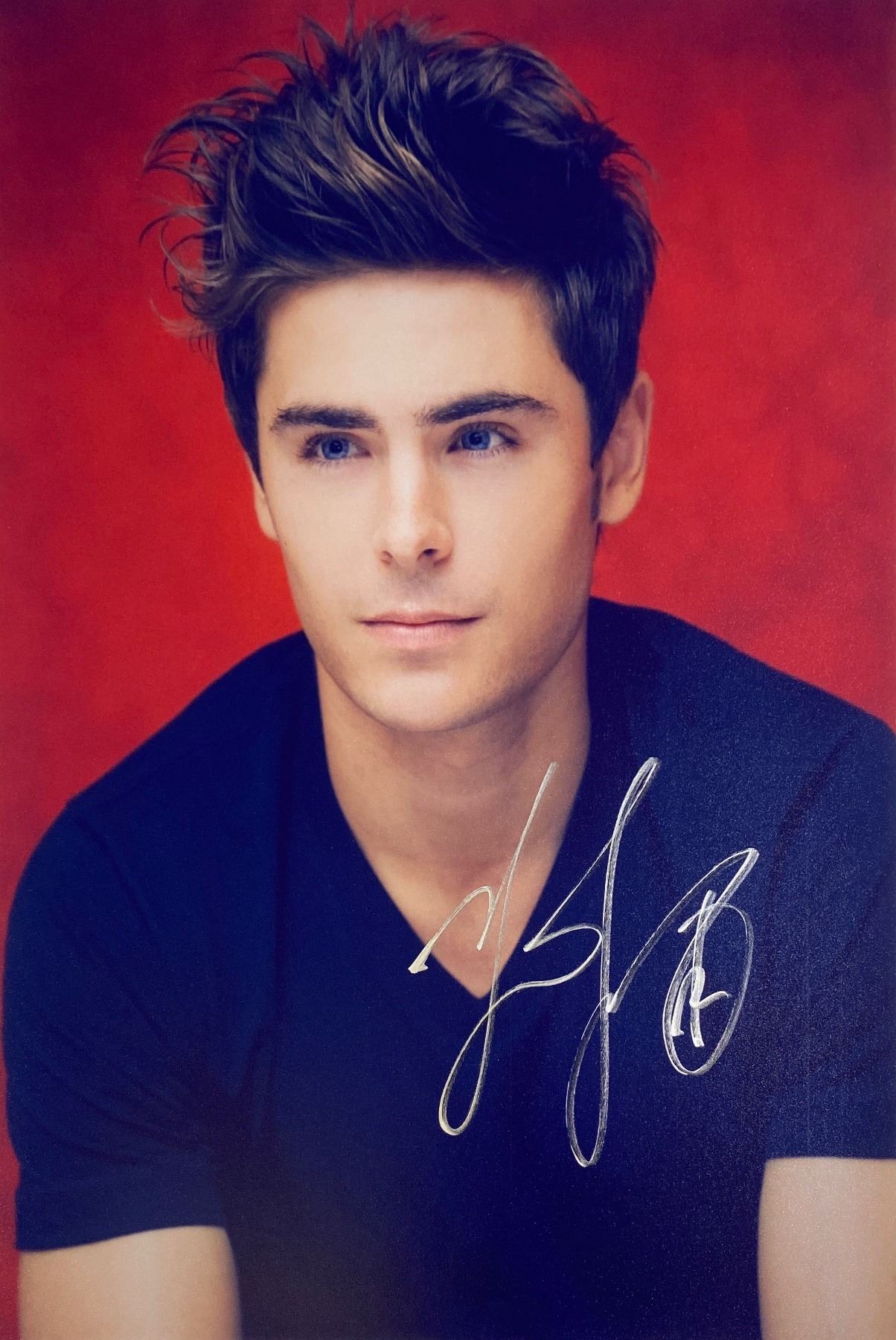 Autograph Signed Zac Efron Photo
