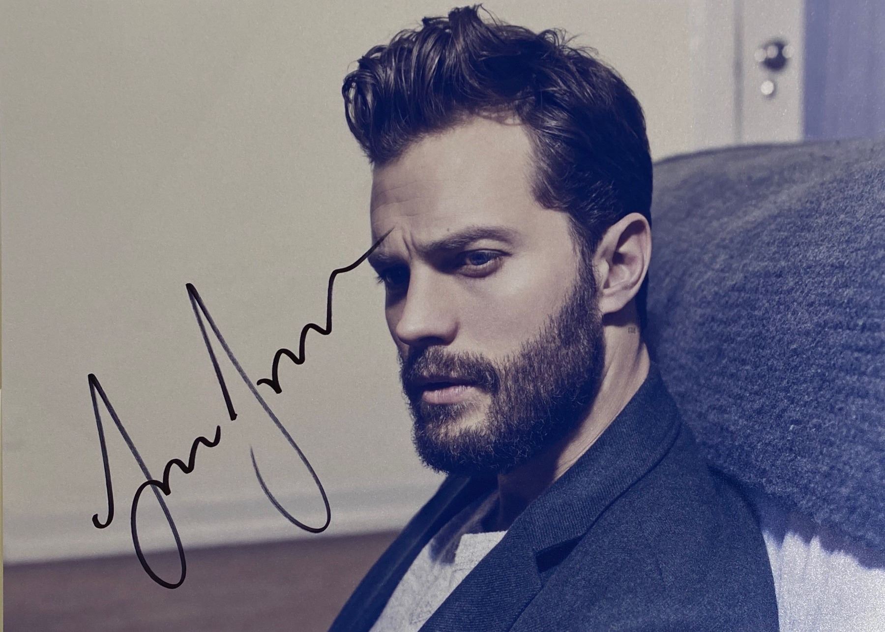 Autograph Signed Jamie Dornan Photo