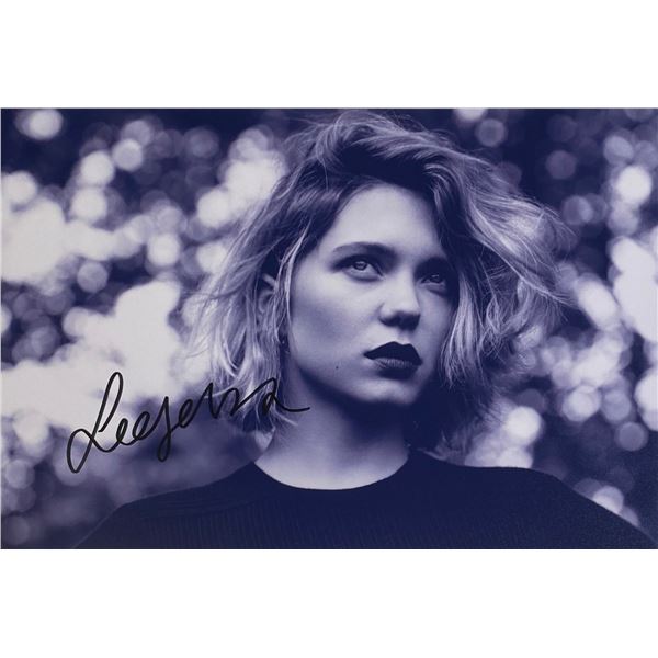Autograph Signed Lea Seydoux Photo