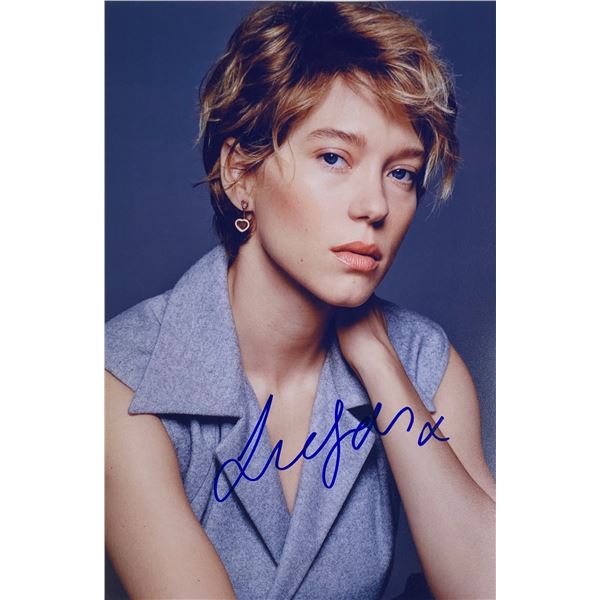 Autograph Signed Lea Seydoux Photo