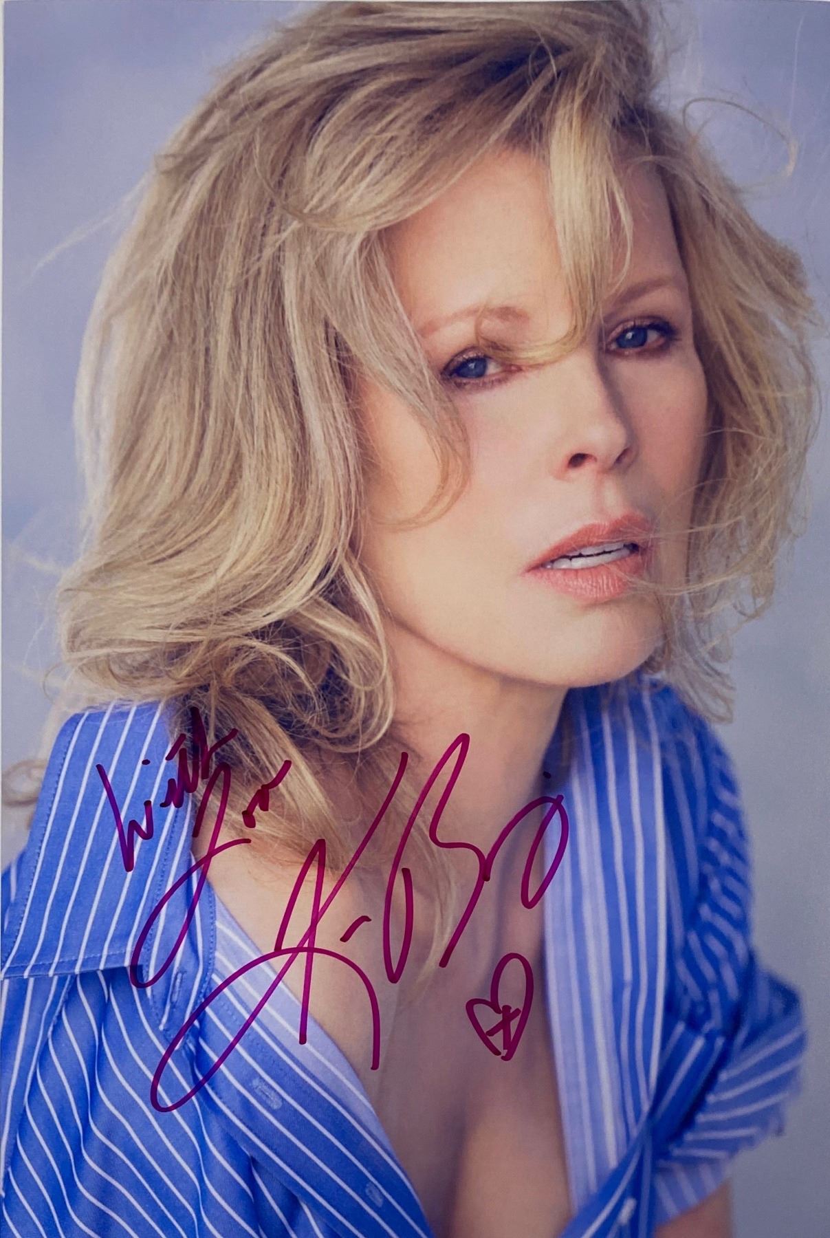 Autograph Signed Kim Basinger Photo