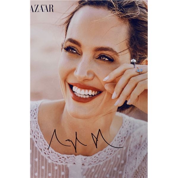 Autograph Signed Angelina Jolie Photo