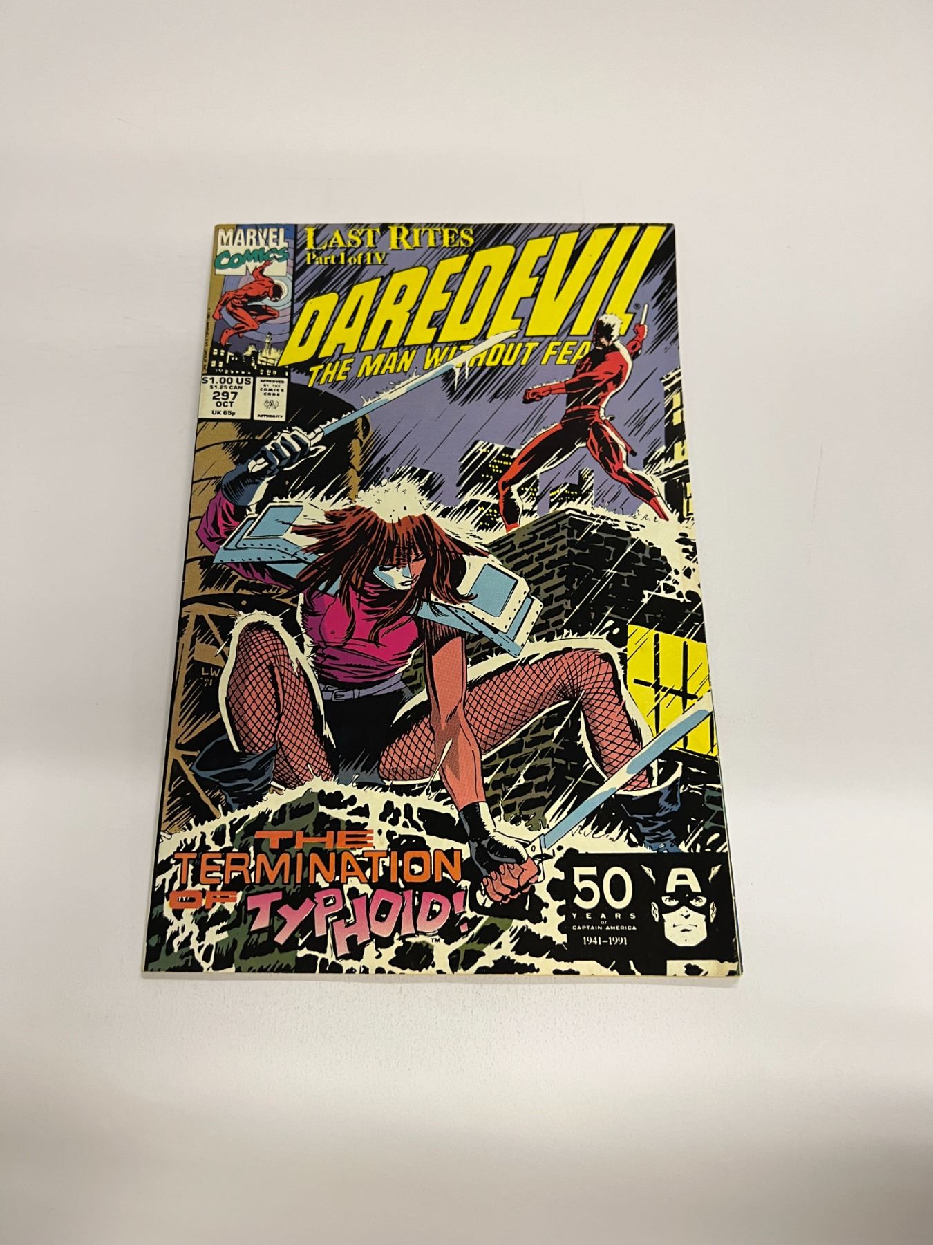 Daredevil #297 Vintage Marvel Comic