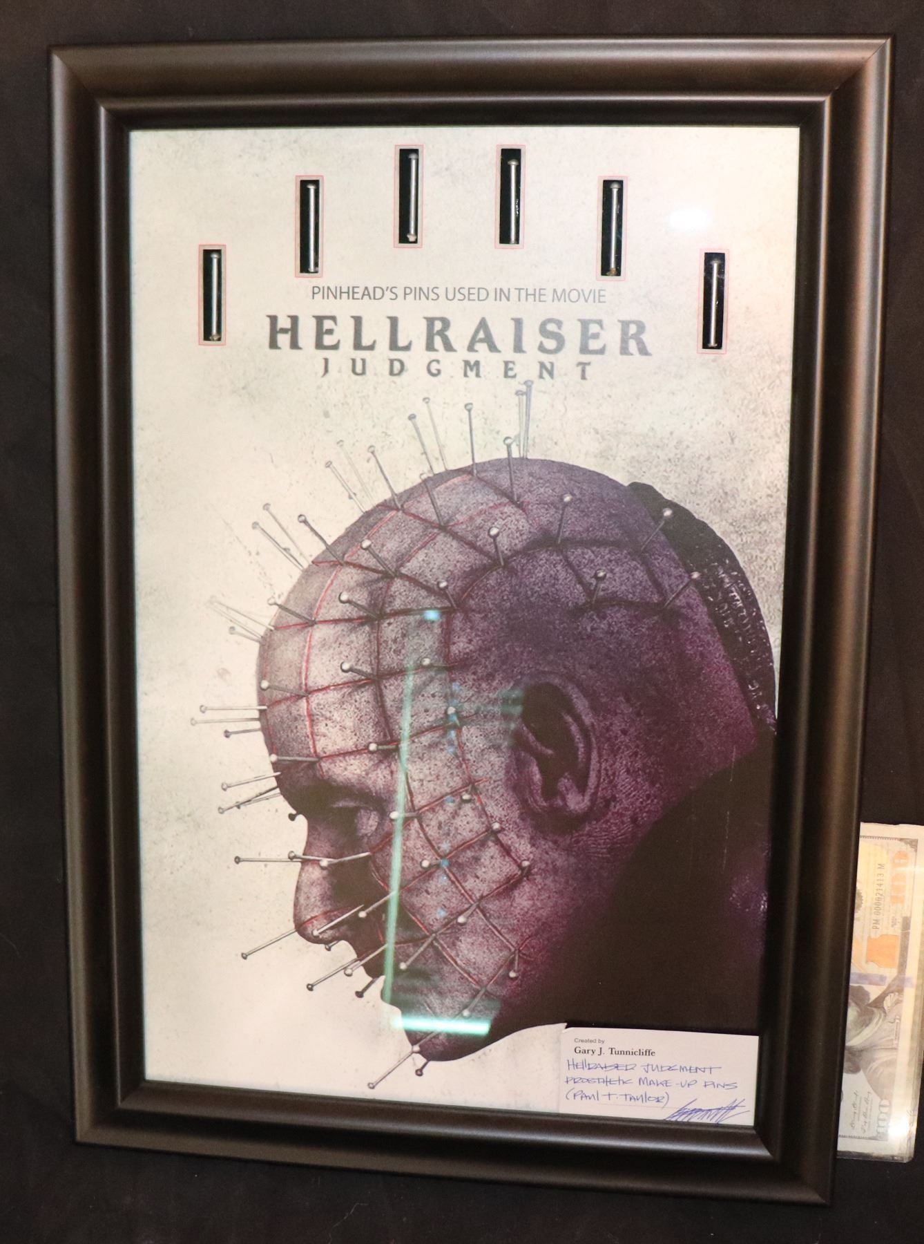 HELLRAISER JUDGEMENT PIN HEAD LOT OF 6 PINS NICELY FRAMEDFREDDY'S ...