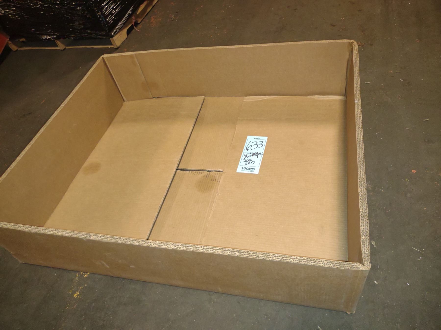 HEAVY CARDBOARD 40" X 40" X 11" DISPLAY GAYLORDS (80 PCS) / COST $29.00 EA