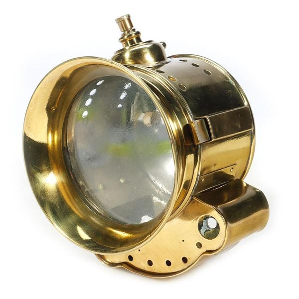 Antique Automobile Brass Headlight.