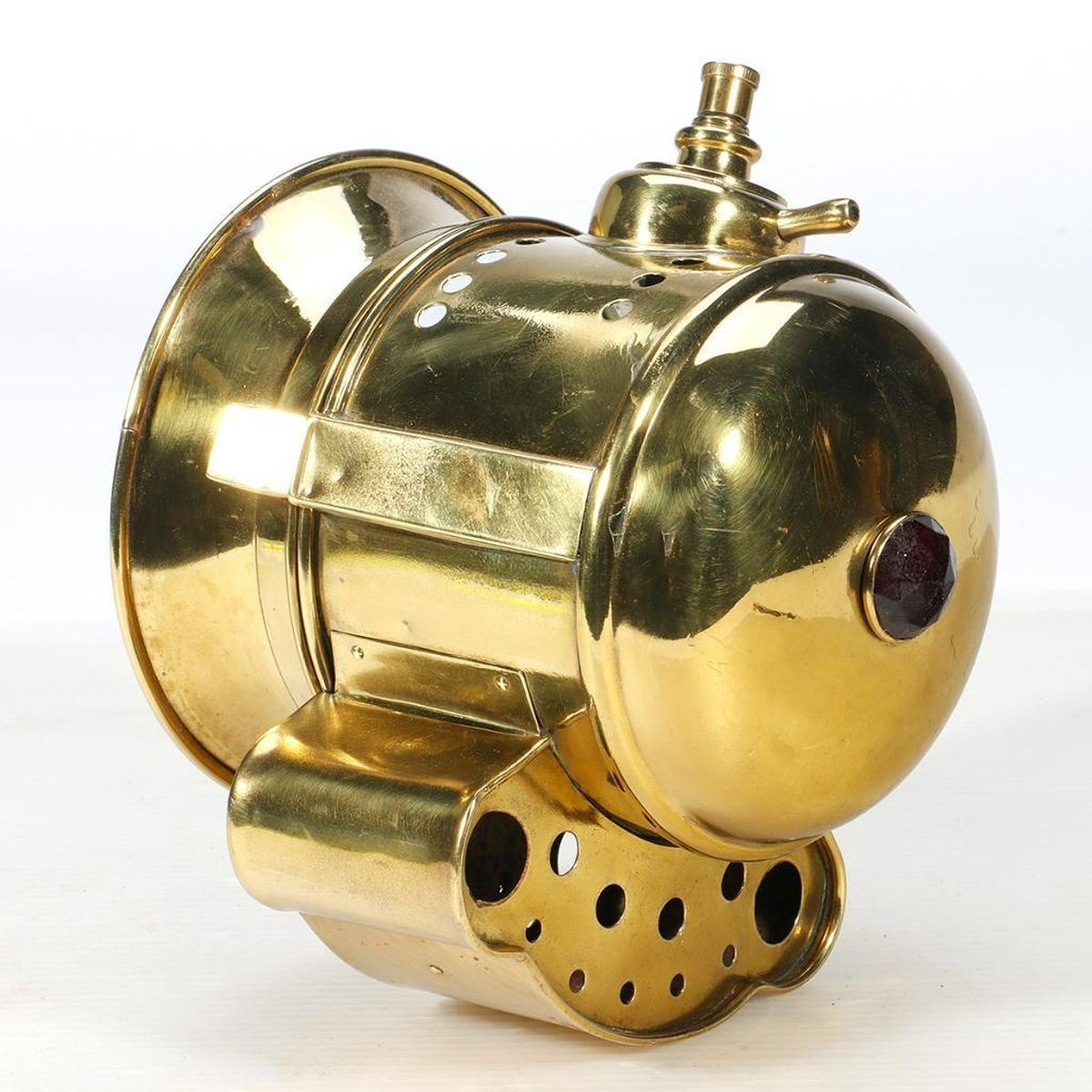 Antique Automobile Brass Headlight.