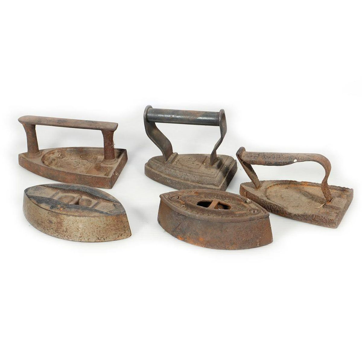 Gendarme No. 5 Sad Iron, Gendarme No. 4? Sad Iron and unknown Sad iron ...