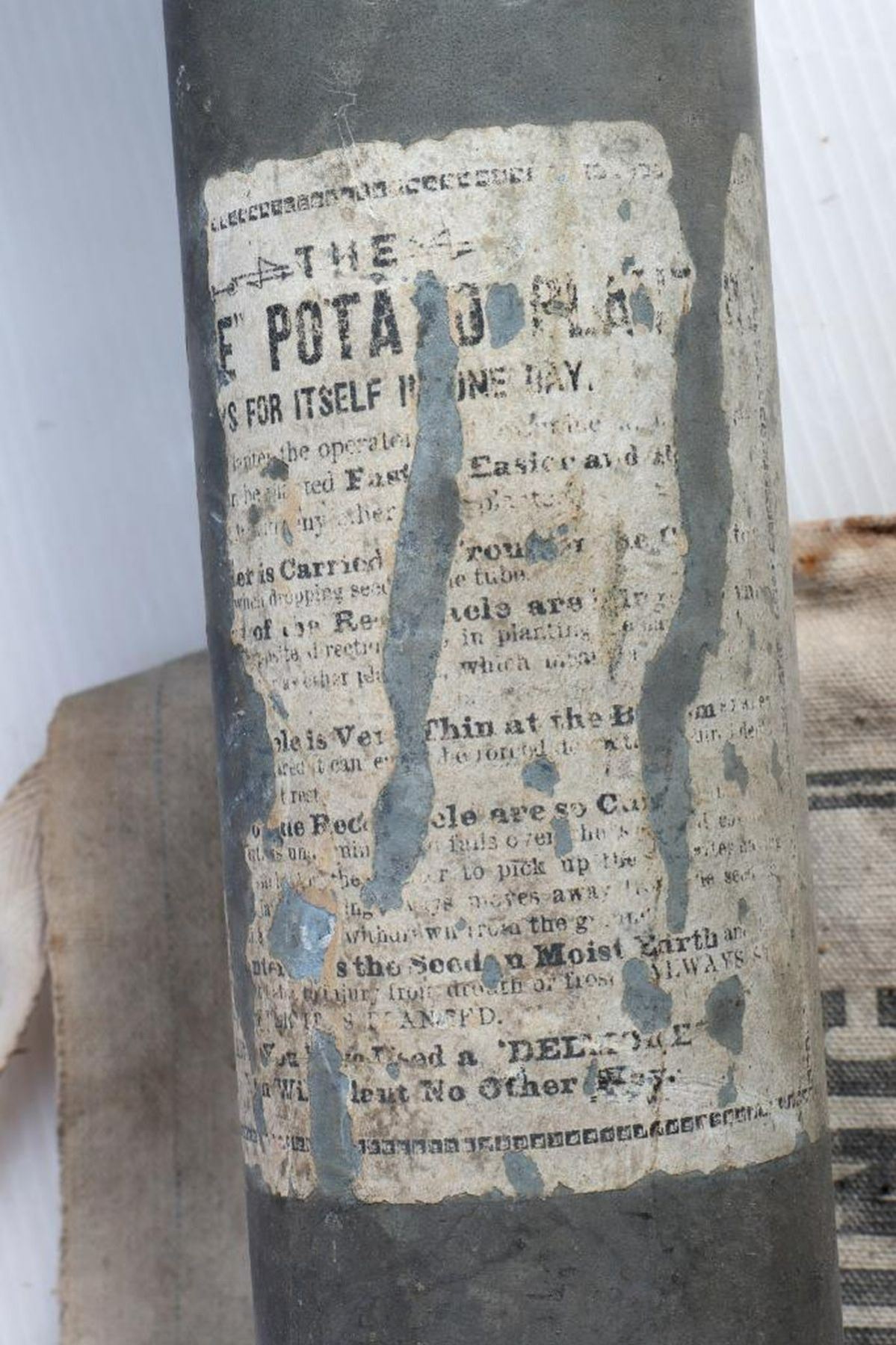 Antique Potato Planter and Lightning Seed Sower
