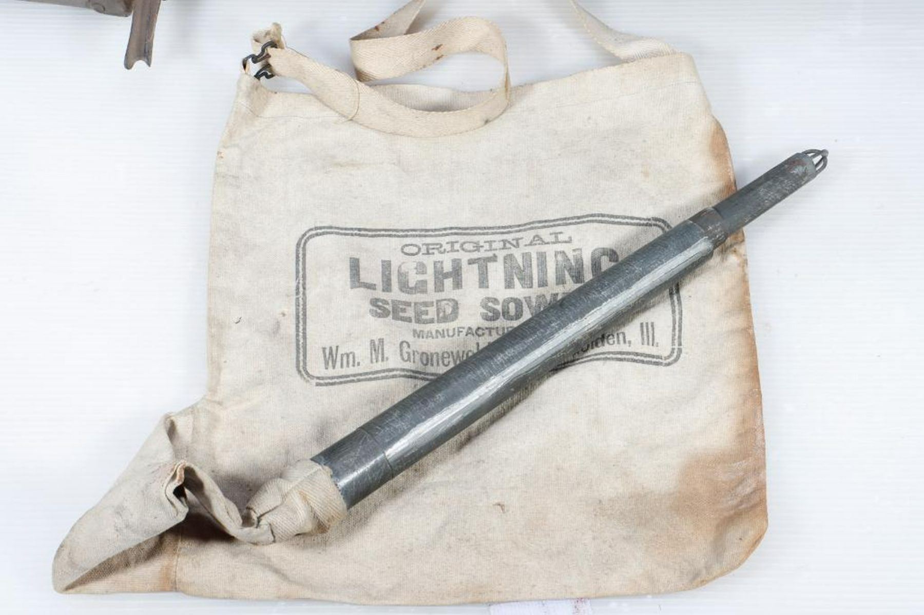 Antique Potato Planter and Lightning Seed Sower