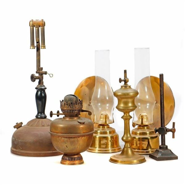 Kerosene Lamps and Gas Lamp Parts.