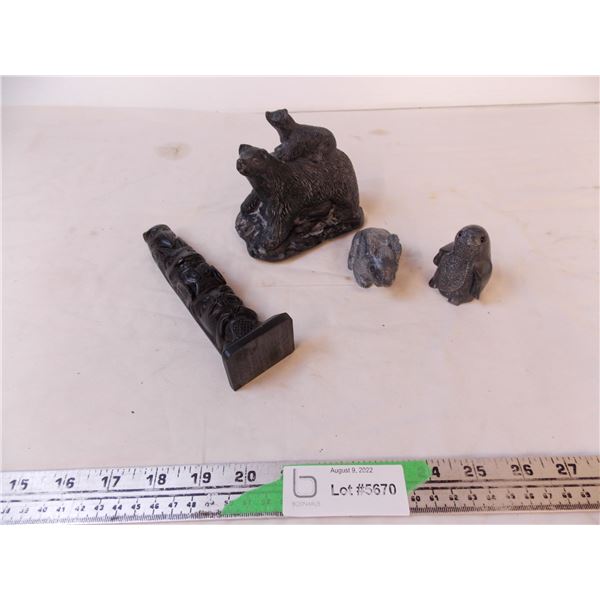 4 Decor Items Bodnarus Auctioneering