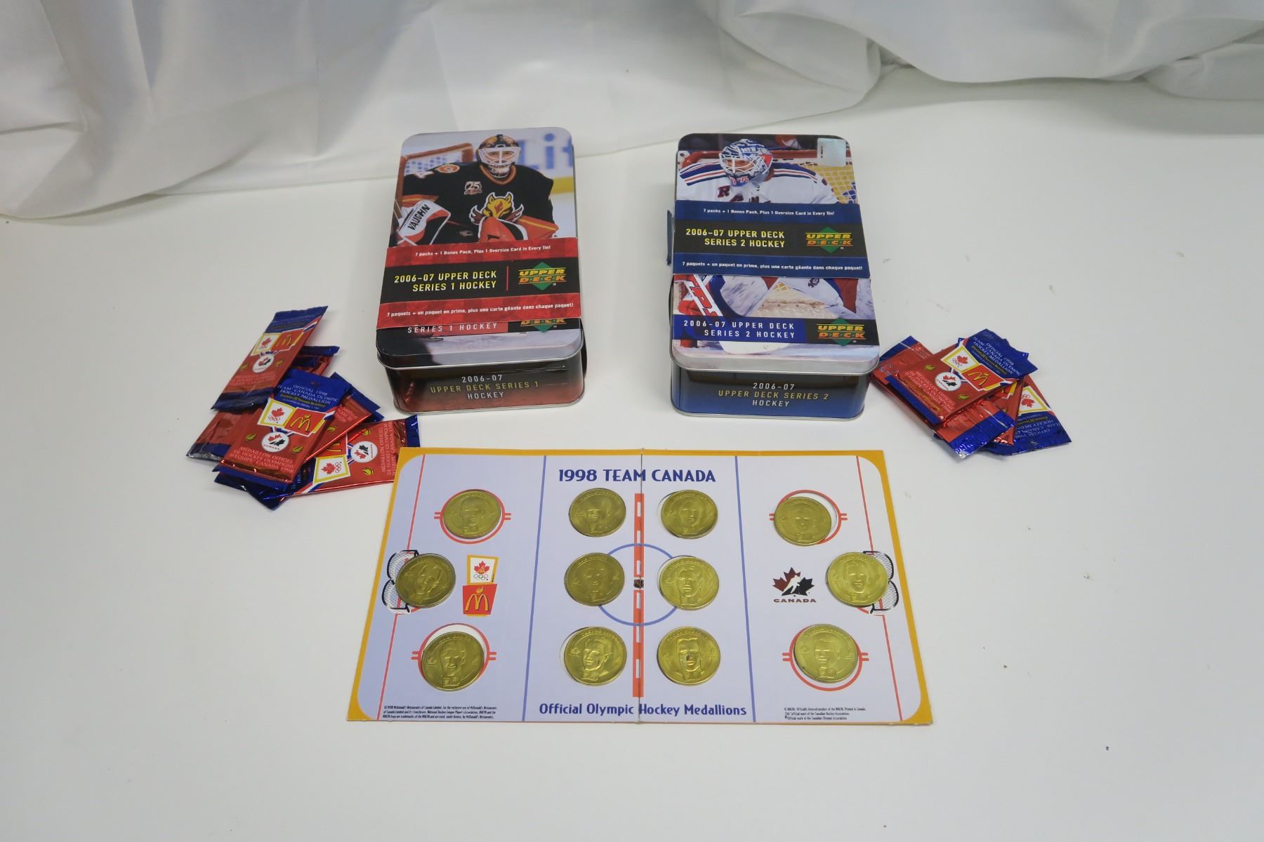 Hockey Medallions Set - Offical 1998 Macdonalds Team Canada Full 12/12 ...