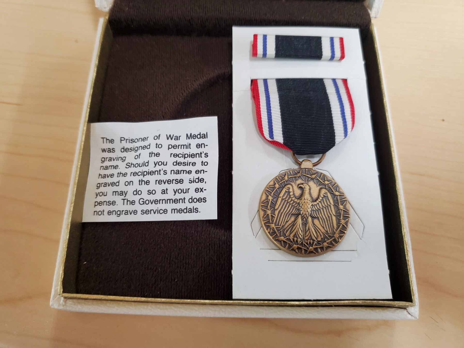 Original US Military Prisoner of War Medal - Schmalz Auctions
