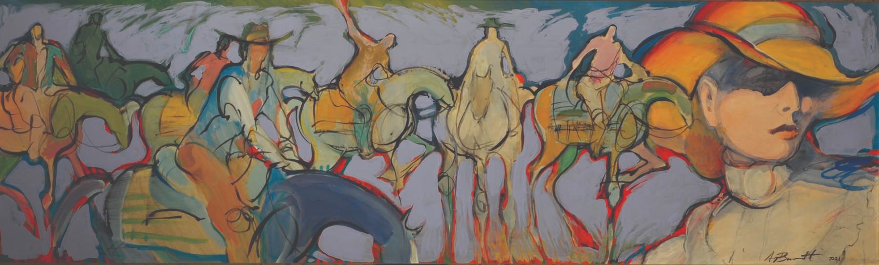 Amy Burnett - Her Trail Sketch