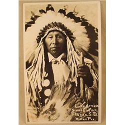 VINTAGE RPPC REAL PHOTO POSTCARD OF LUKE ARROW, SI