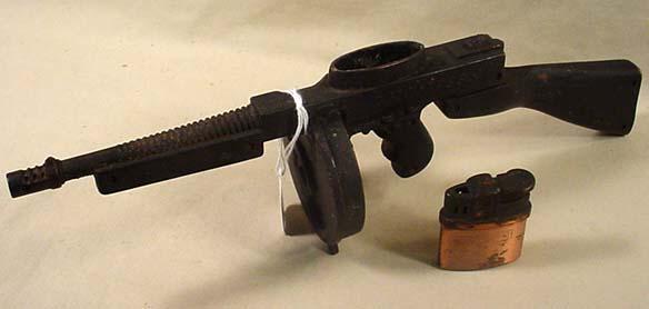VINTAGE THOMPSON SUB MACHINE GUN LIGHTER - Approx.