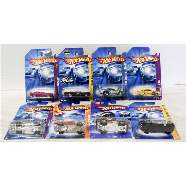8 X 2006 Vintage Hot Wheels Includes Red Line