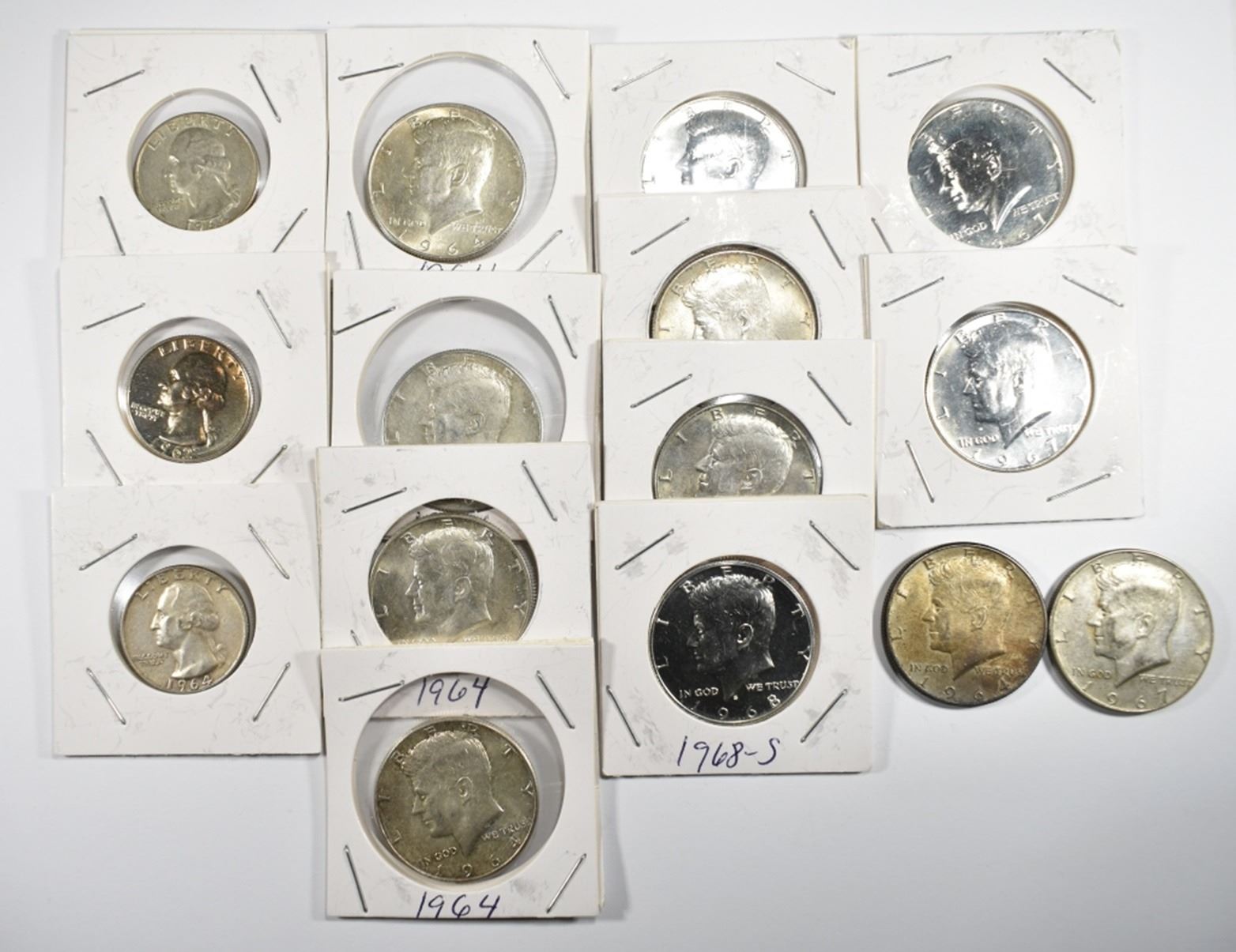 MIXED SILVER COIN LOT: