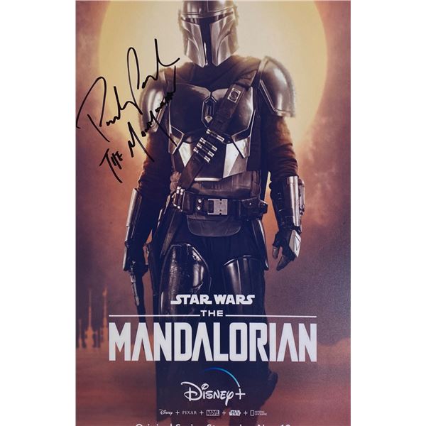 Autograph Signed Mandalorian Pedro Pascal Photo