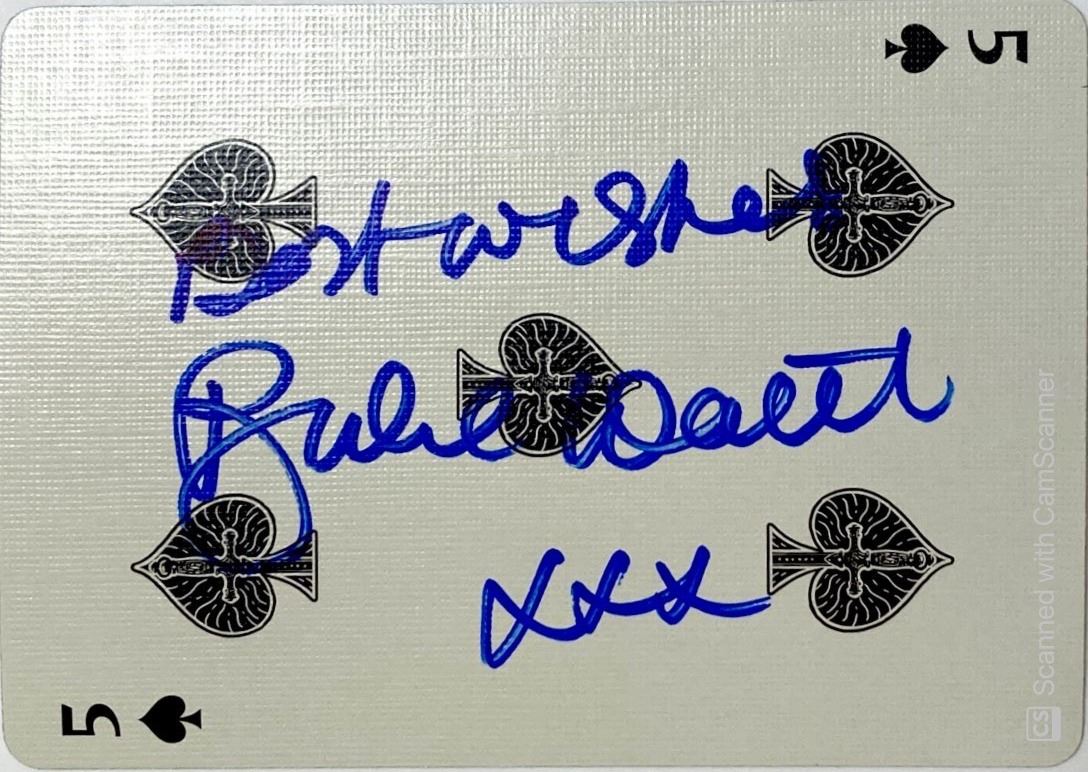 Autograph Signed Harry Potter Playing Card