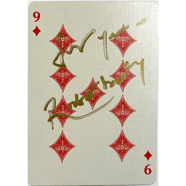 Autograph Signed Harry Potter Playing Card