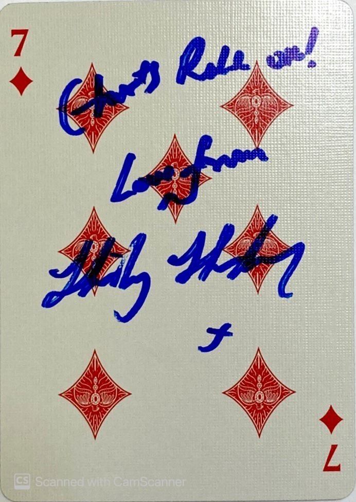 Autograph Signed Harry Potter Playing Card