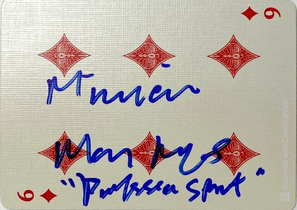 Autograph Signed Harry Potter Playing Card