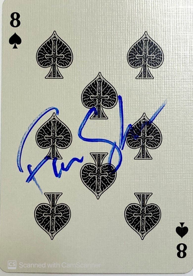 Autograph Signed Harry Potter Playing Card