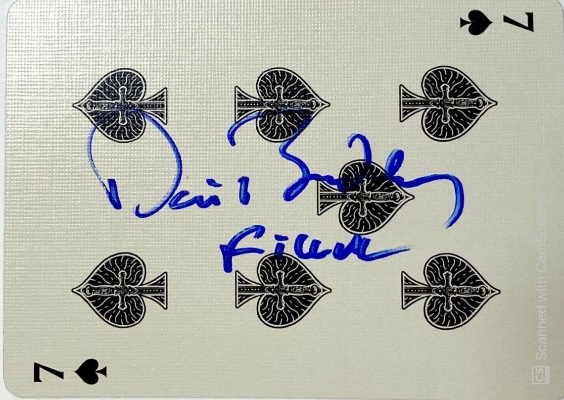 Autograph Signed Harry Potter Playing Card