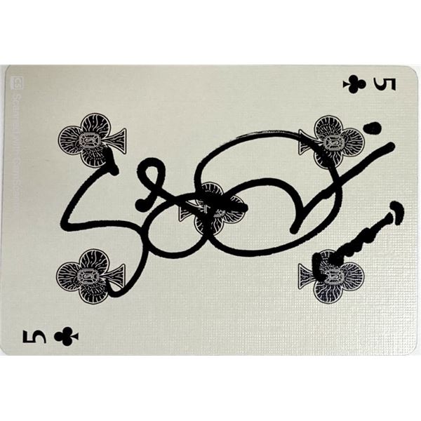 Autograph Signed Harry Potter Playing Card
