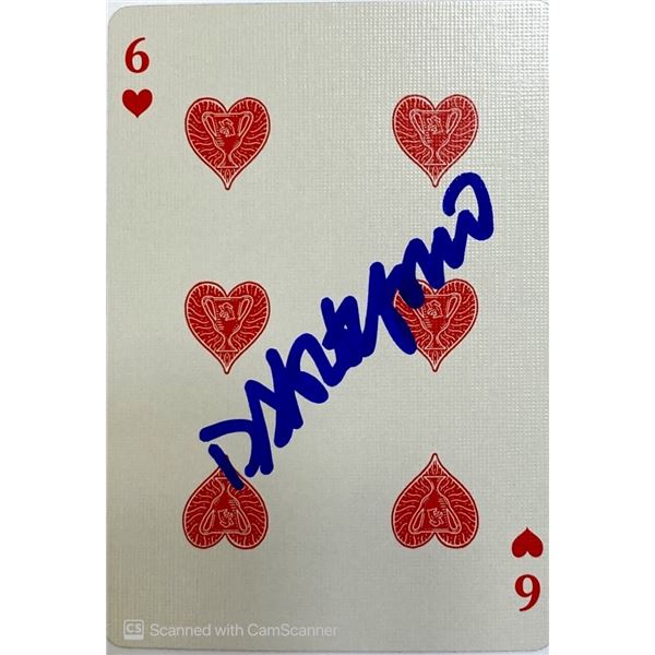 Autograph Signed Harry Potter Playing Card