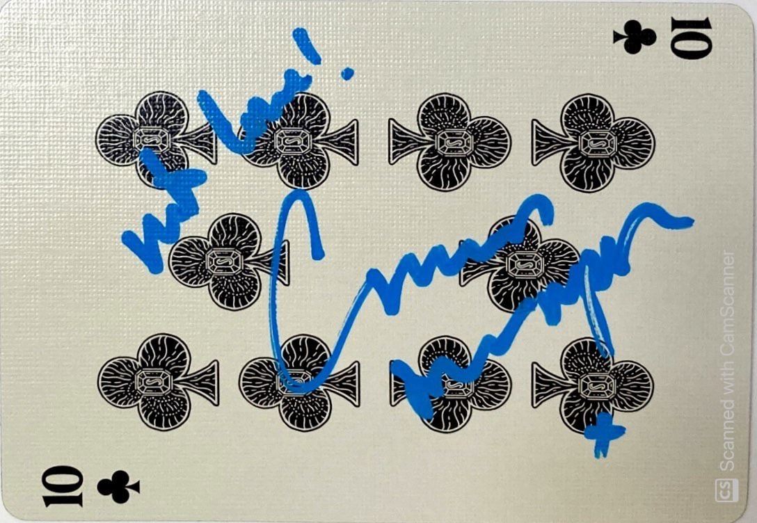 Autograph Signed Harry Potter Playing Card