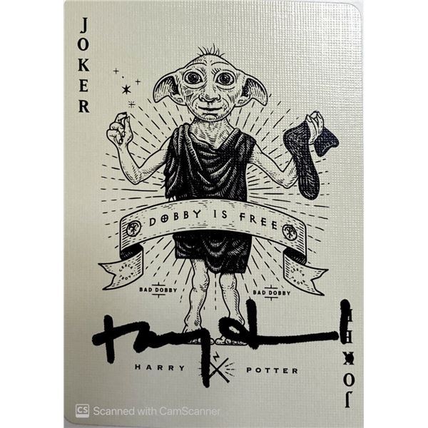 Autograph Signed Harry Potter Playing Card