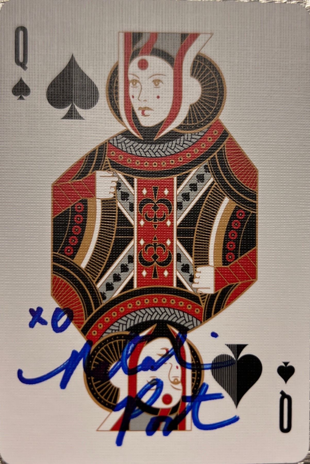 Autograph Signed Star Wars Playing Card