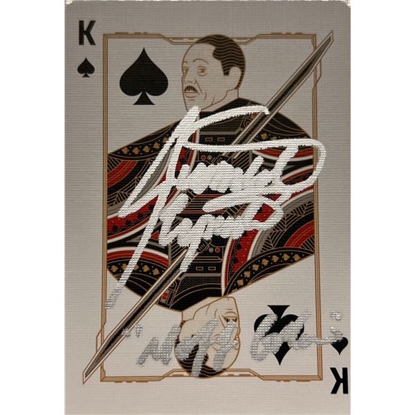 Autograph Signed Mandalorian Playing Card