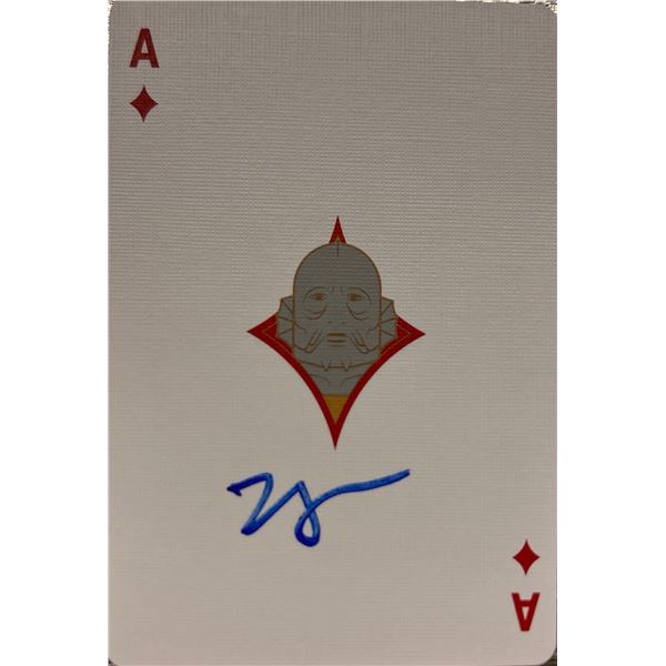Autograph Signed Mandalorian Playing Card