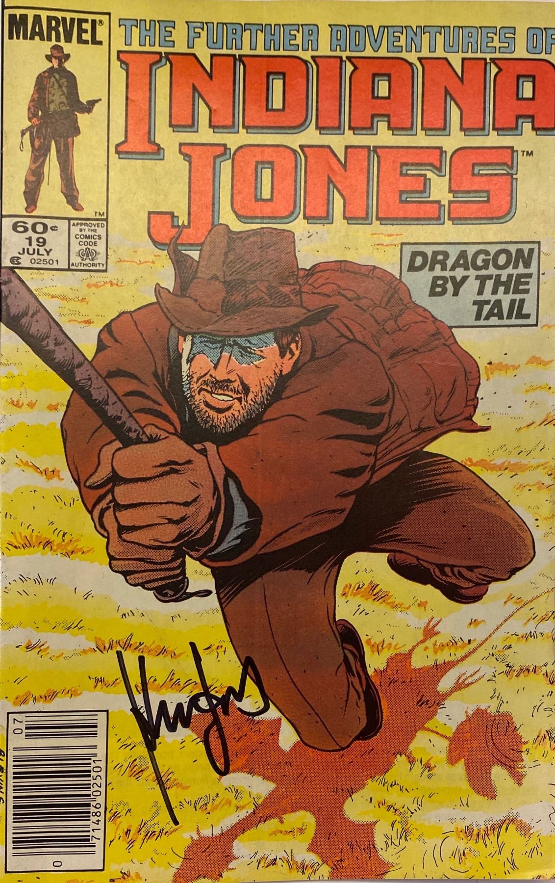 Autograph Signed Indiana Jones Comics