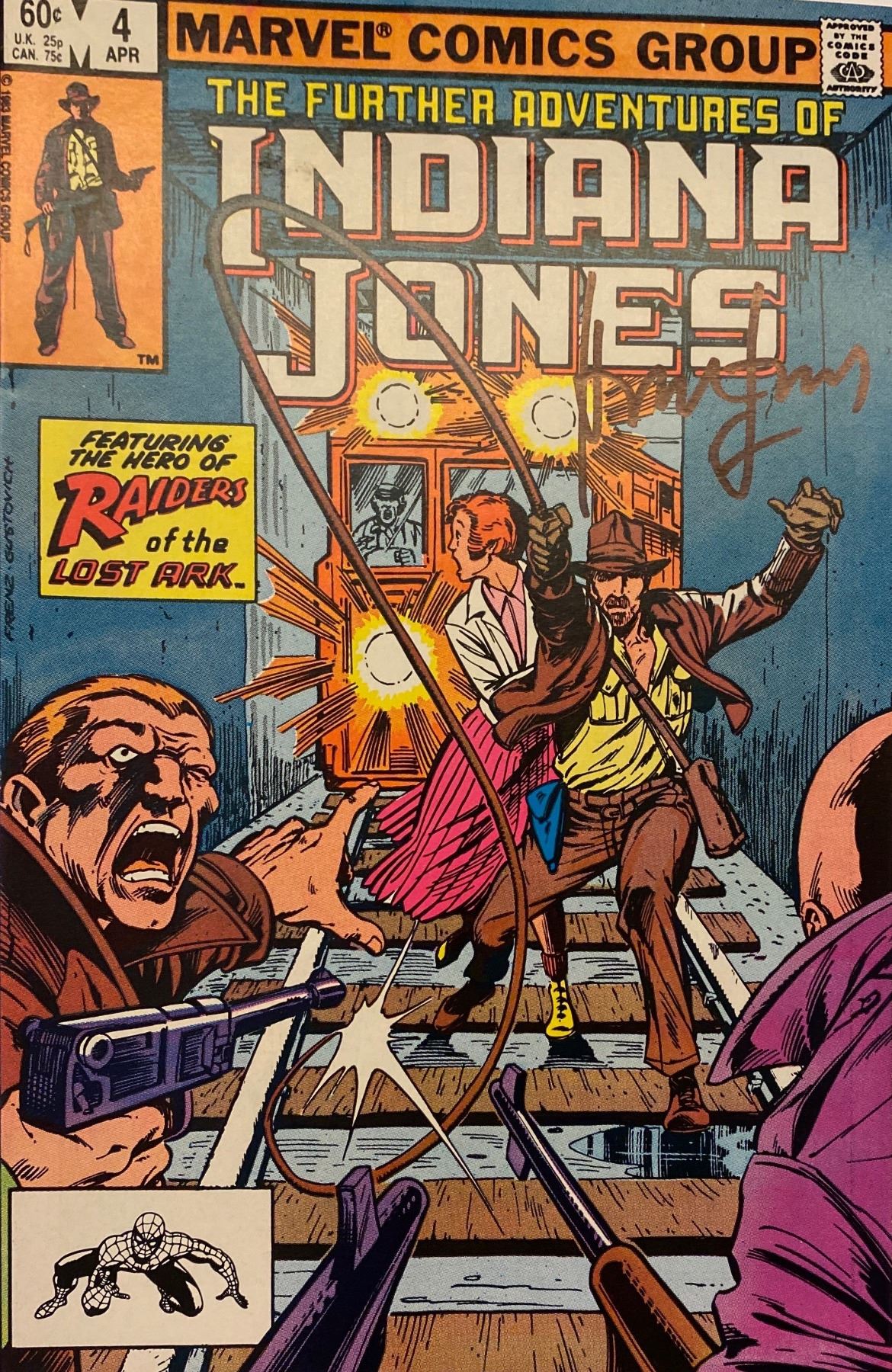 Autograph Signed Indiana Jones Comics