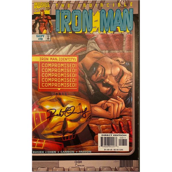 Autograph Signed Iron Man Comics