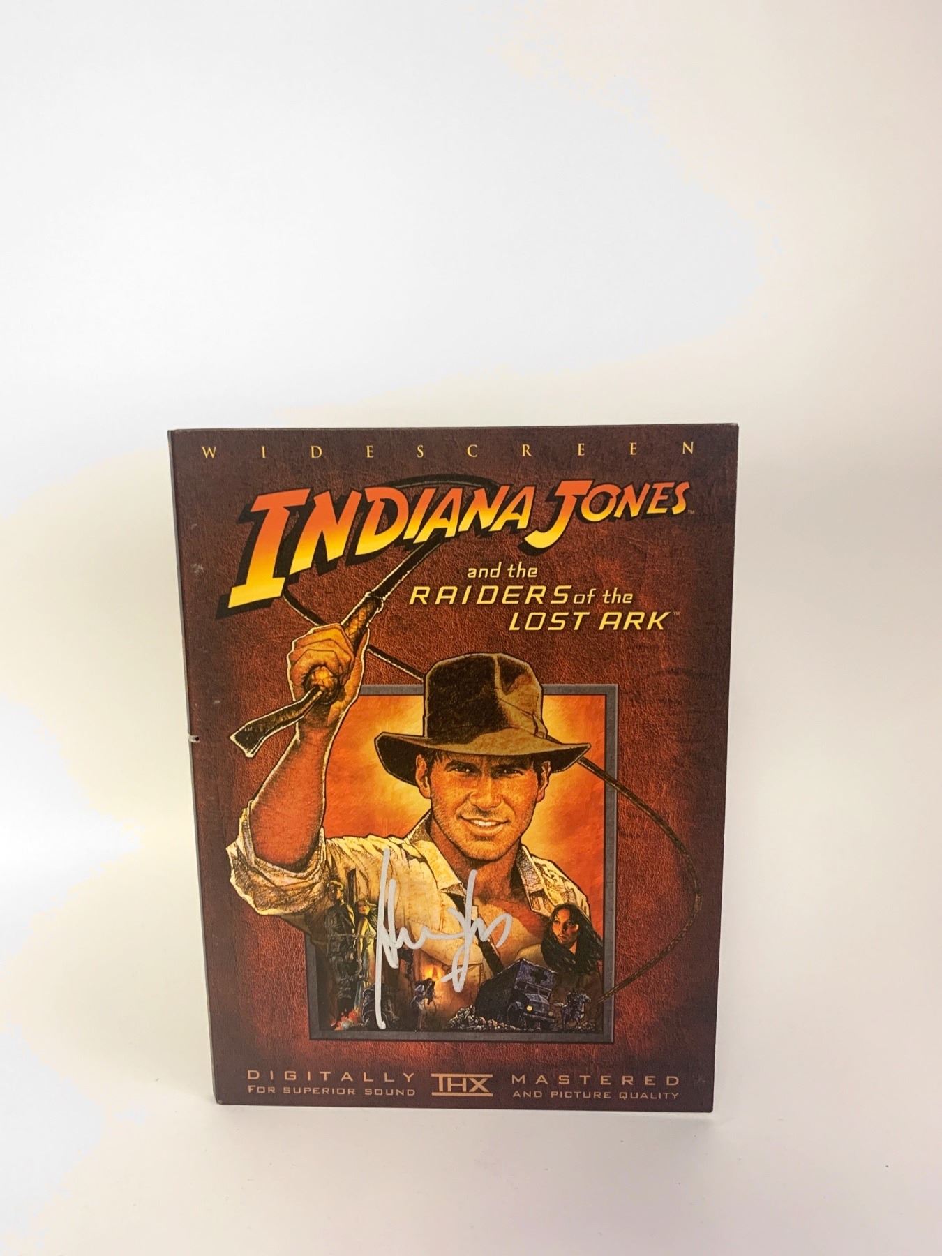 Autograph Signed Indiana Jones DVD
