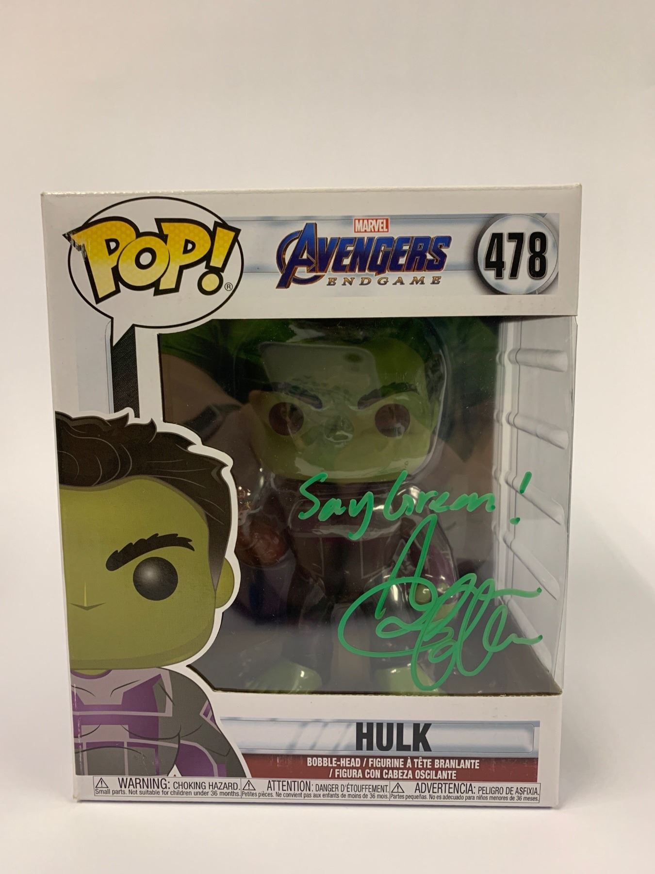 Autograph Signed Avenger Funko Pop