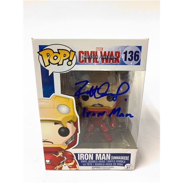 Autograph Signed Iron Man Funko Pop