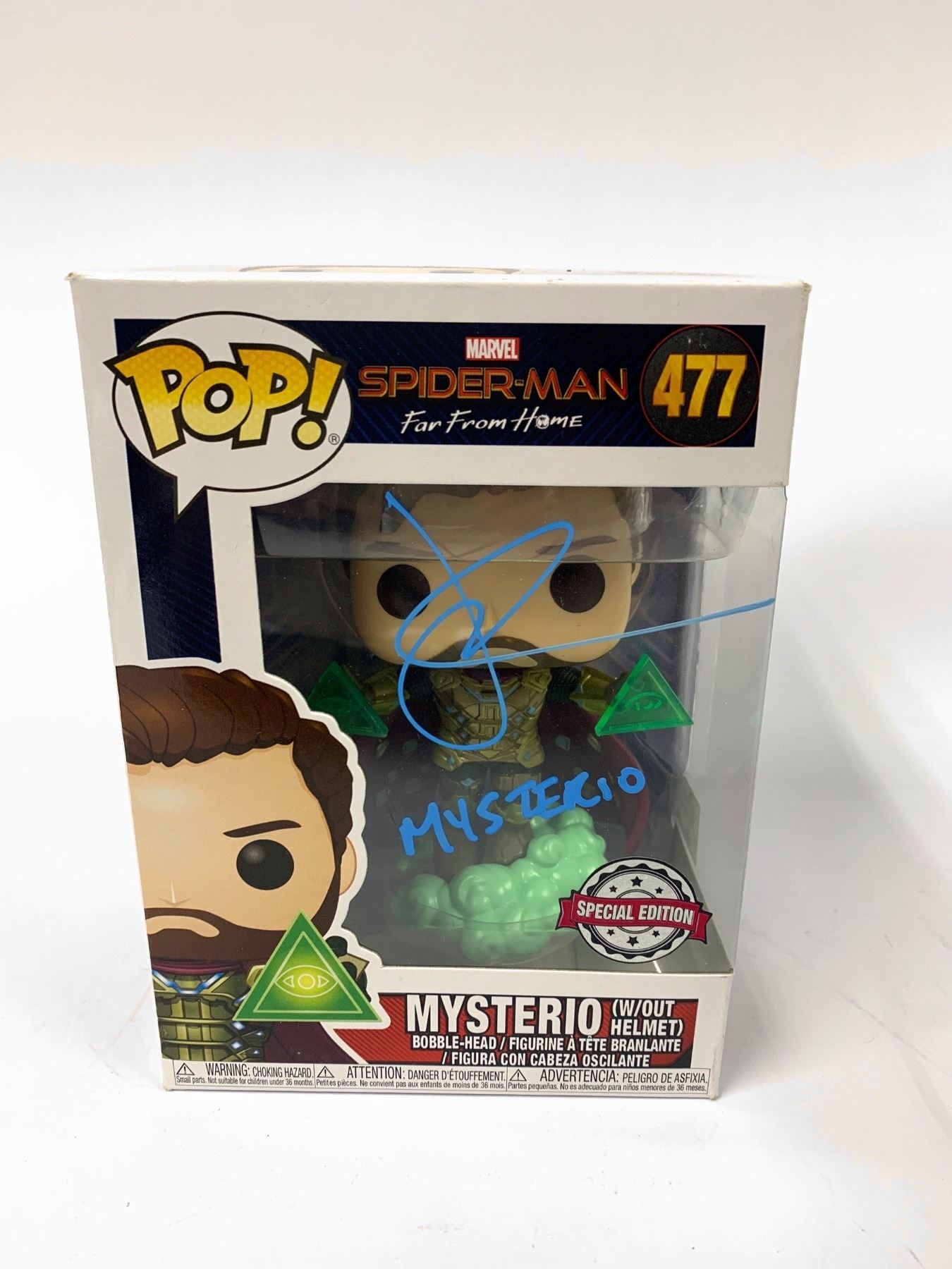 Autograph Signed Spiderman Funko Pop