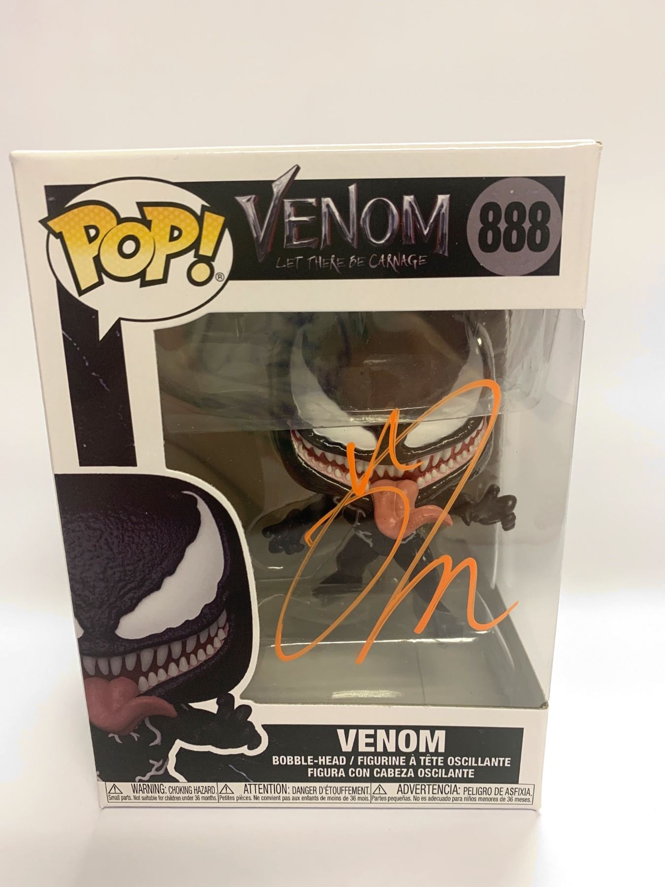 Autograph Signed Venom Funko Pop