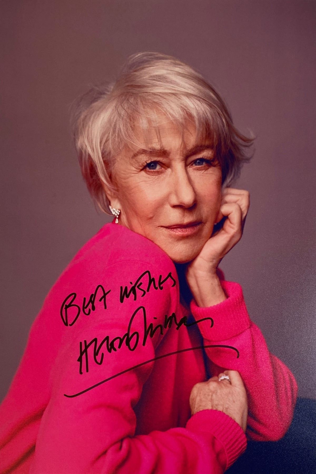 Autograph Signed Helen Mirren Photo